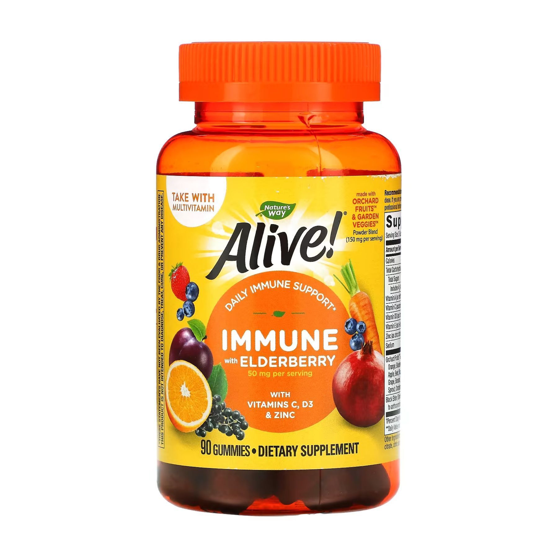 Alive!® Immune Gummy - 90 gummies - VITPOWER – вітаміни та БАДи з ...